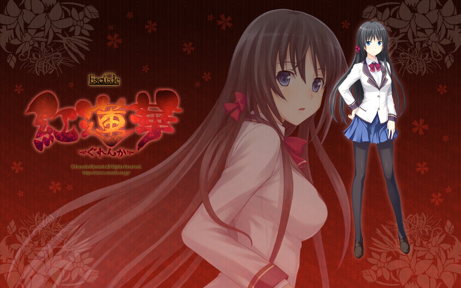 escu:de nekonyan gurenka pantyhose seifuku wallpaper | #215558 | yande.re